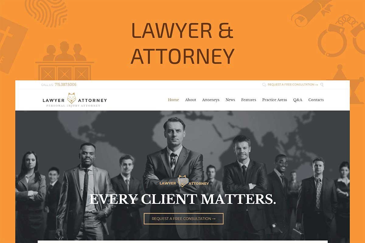 Best Attorney & Lawyer WordPress themes compared