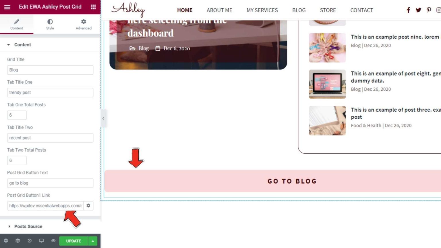 Ashley WordPress Theme Documentation - Essential Web Apps
