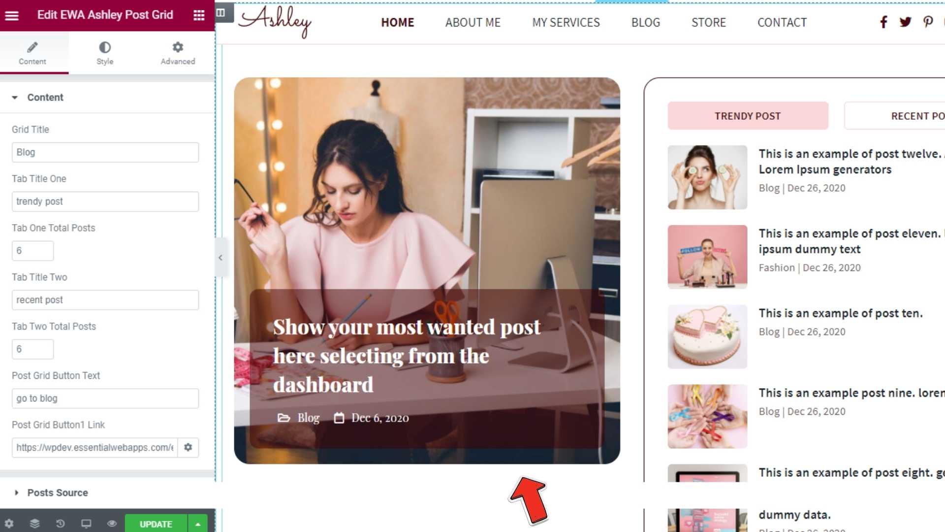 Ashley WordPress Theme Documentation - Essential Web Apps