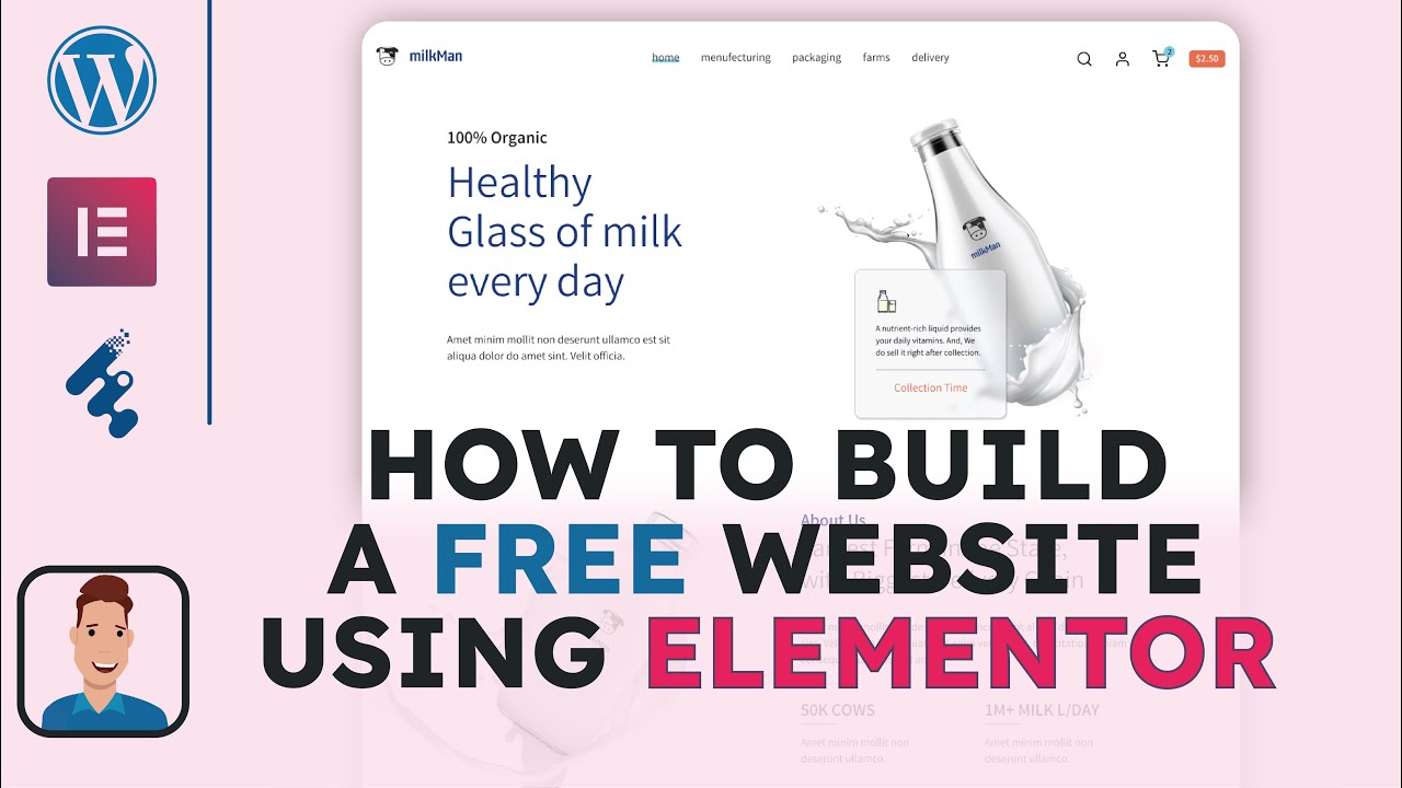 How To Build A Free Website Of Company Using Elementor WordPress