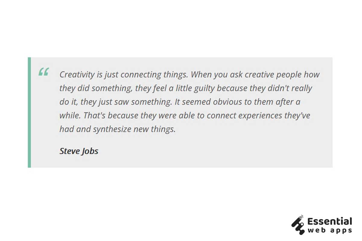 10+ CSS blockquotes (latest collection) - Essential Web Apps