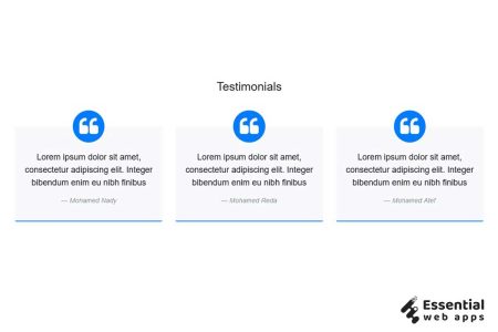 10+ CSS testimonials (latest collection) - Essential Web Apps