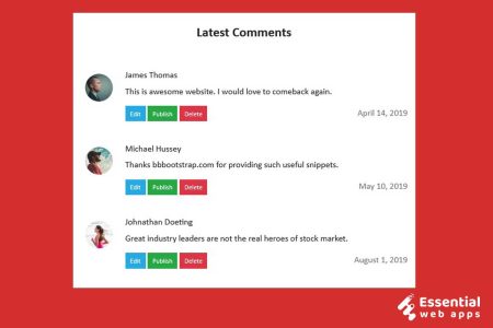 10+ Bootstrap Lists (latest collection) - Essential Web Apps