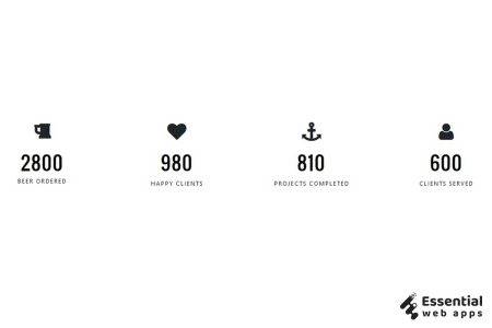 10+ Bootstrap counters (latest collection) - Essential Web Apps