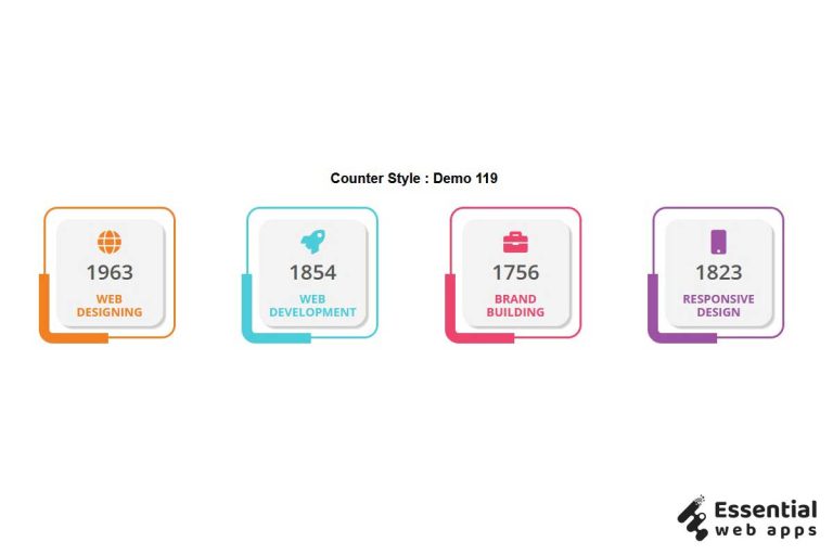 10+ Bootstrap counters (latest collection) - Essential Web Apps
