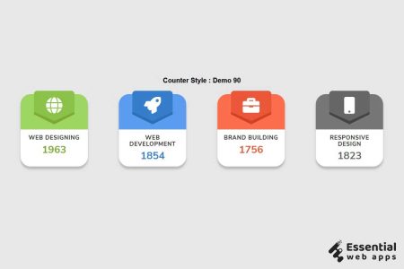10+ Bootstrap counters (latest collection) - Essential Web Apps