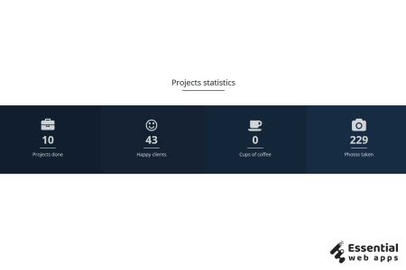 10+ Bootstrap counters (latest collection) - Essential Web Apps