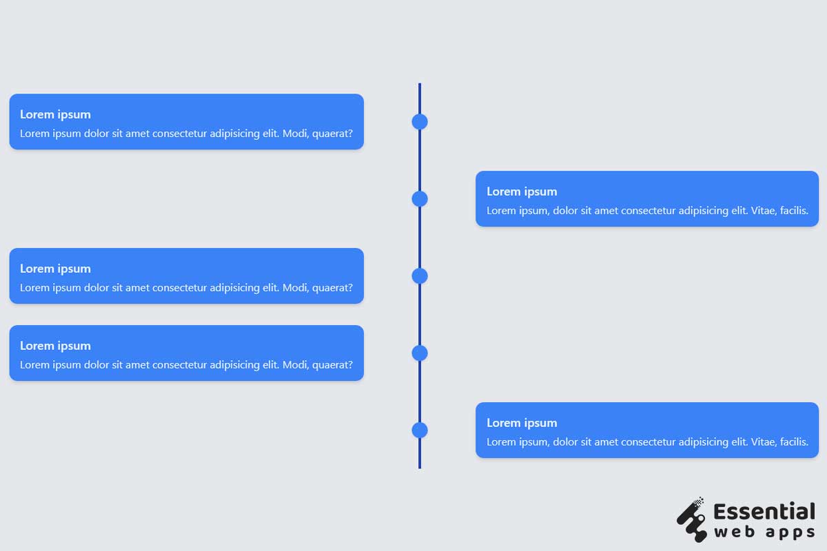 10+ Tailwind CSS Timeline (latest collection) - Essential Web Apps