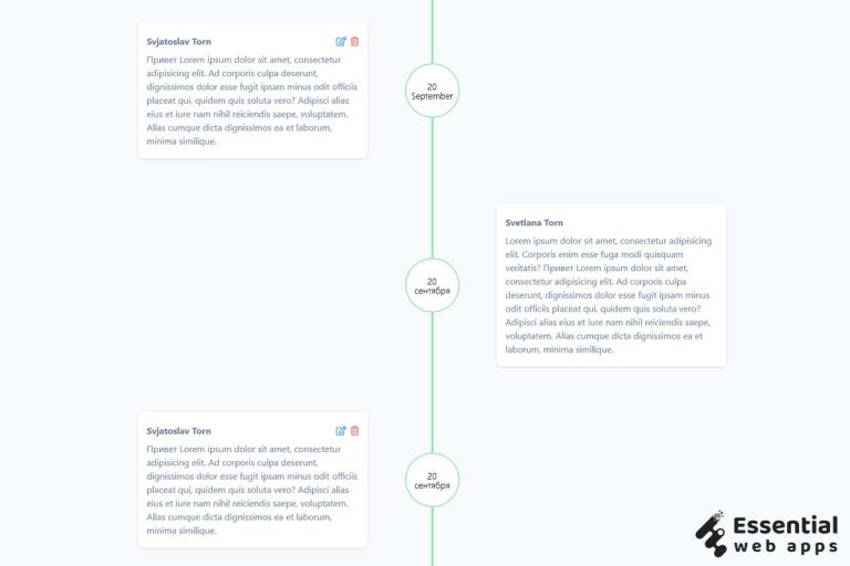 10+ Tailwind CSS Timeline (latest collection) - Essential Web Apps