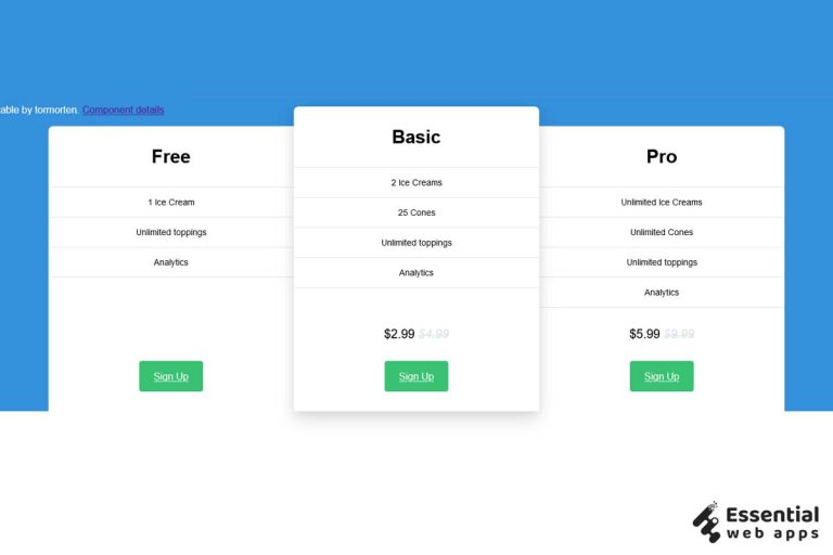 10+ Tailwind CSS Pricing Table (latest collection)